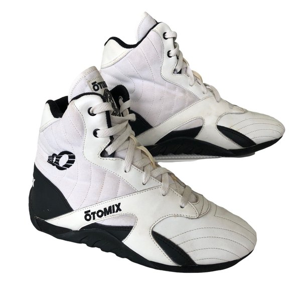 Shoes | Otomix Mx400 Body Weight Lifting Leather Blackwhite Shoe Men 9 ...